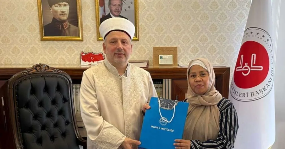 Filipinler vatandaşı jean fe Malacang Pandant Yalova'da Müslüman oldu ...