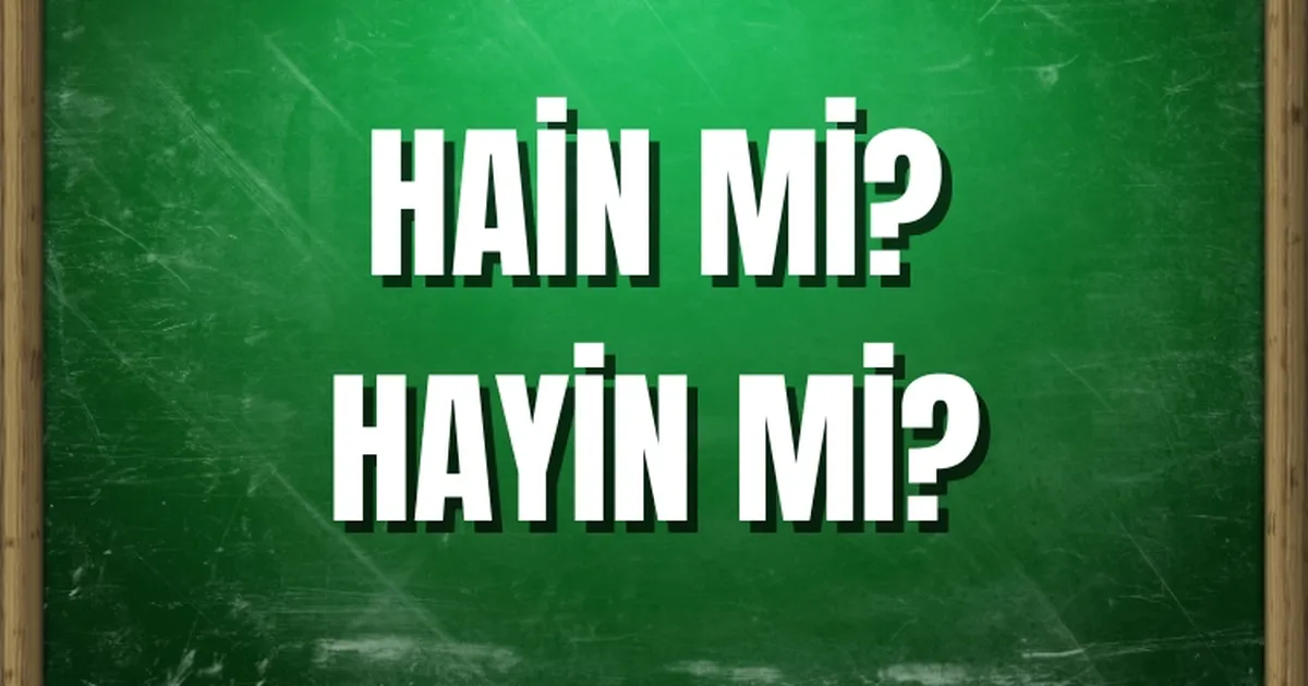 Hain mi? Hayin mi? Nasıl Yazılır? - Yalova Haberleri
