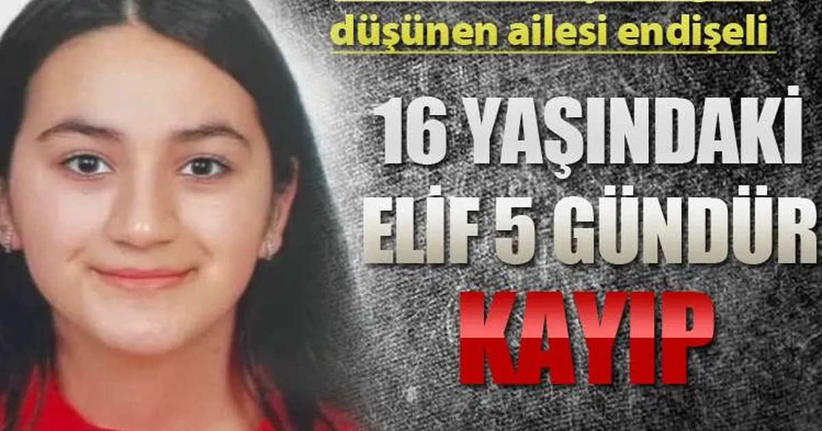 16 yaşındaki Elif 5 gündür kayıp - Yalova Haberleri