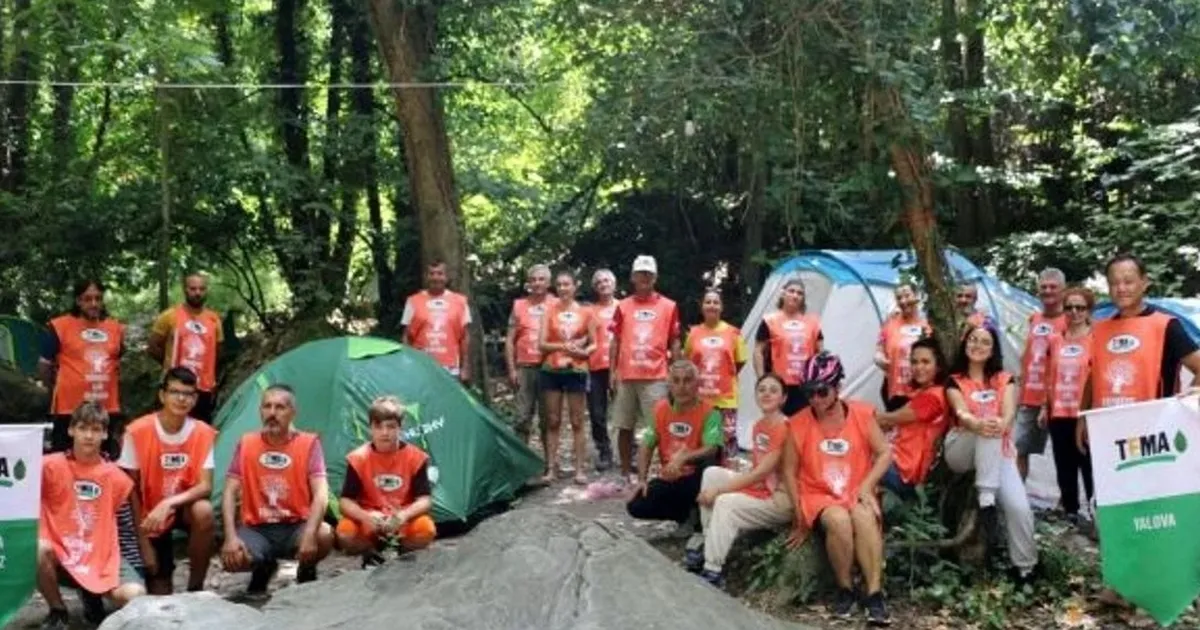 Yalova TEMA’dan doğa ile iç içe kamp etkinliği